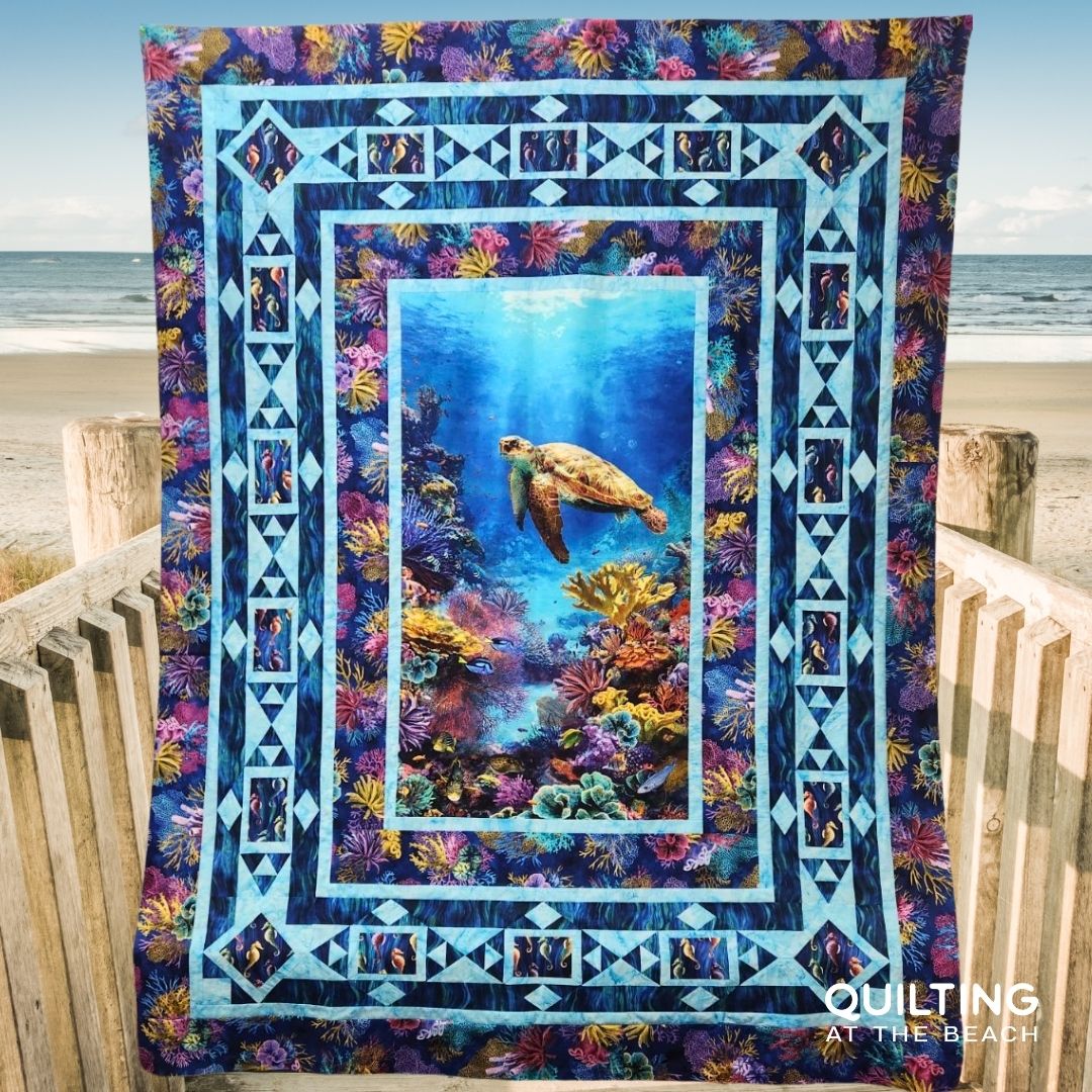 Sea Turtle Quilt Kit – Quilting at the Beach